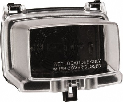 Intermatic Polycarbonate Electrical Box Weatherproof Receptacle Cover ...