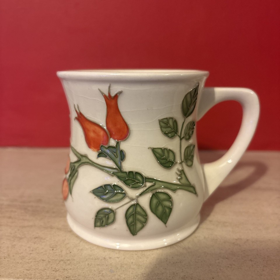 Moorcroft Pottery Mug, ROSE HIP by SALLY TUFFIN | eBay UK