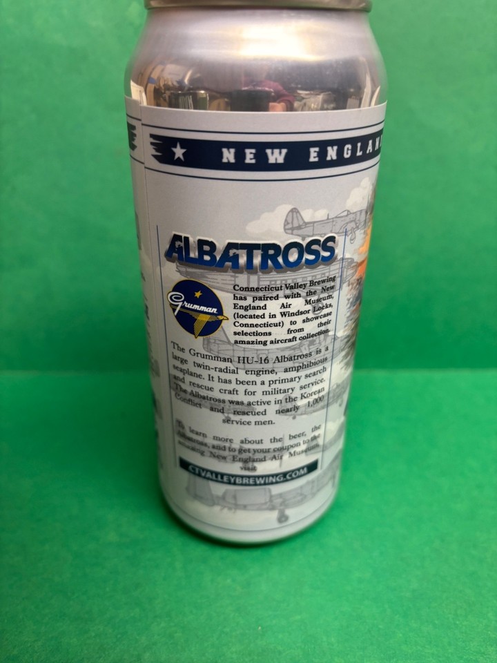 NEW COAST GUARD GRUMMAN HU-16 ALBATROSS PALE ALE MILITARY BEER CAN ...