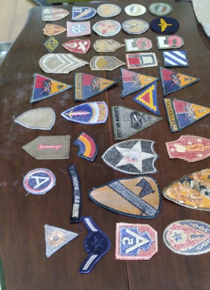 Vintage Genuine Military Patch Collection (40 Patches) | eBay
