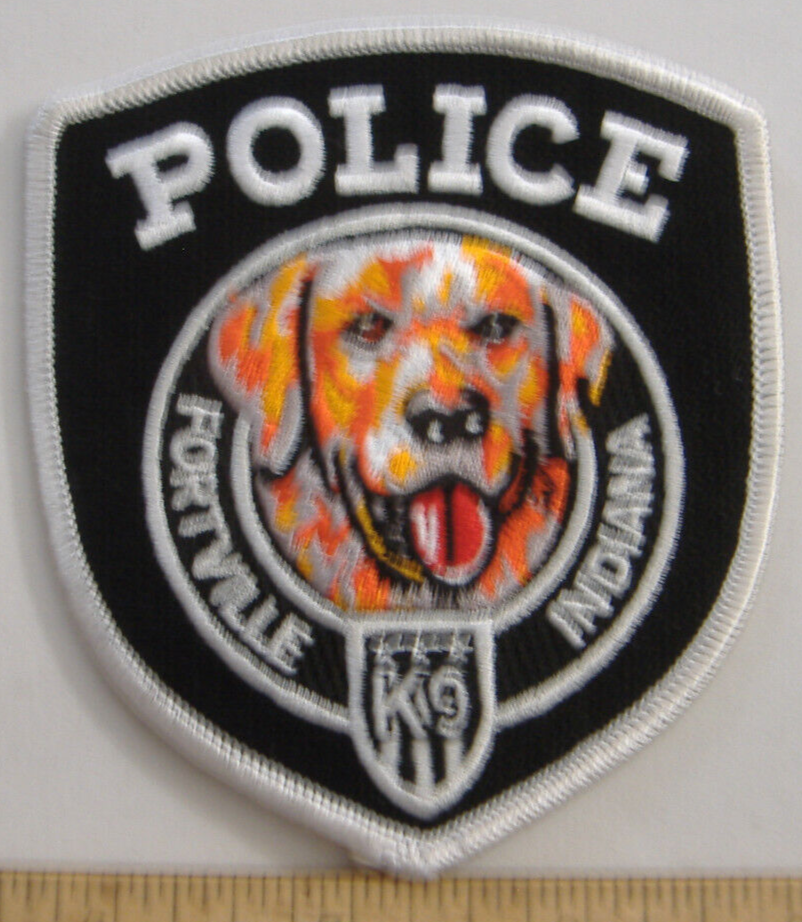 FORTVILLE POLICE K-9 INDIANA FABRIC PATCH | eBay