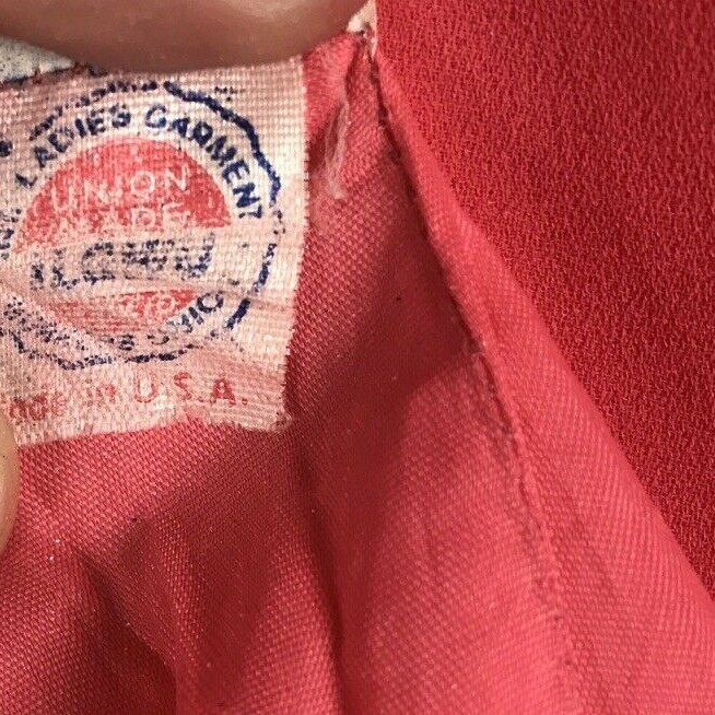 PSI Vintage Women's Dress Size 16 Prairie Ruffles Pink Long Sleeve USA ...