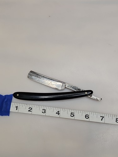 Wostenholm Straight Razor Etched The Original Pipe Razor Antique ...