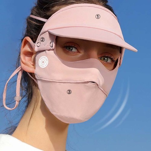 Anti-UV Sun Proof Breathable Sports Hat Ice Silk Bib Neckline Cap Golf ...