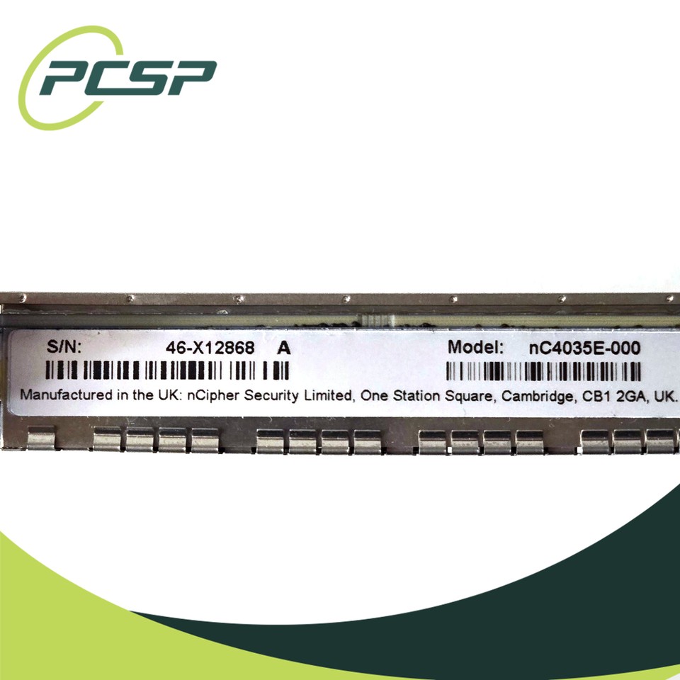 ENTRUST nSHIELD SOLO XC NC4035E-000 S-Video Hardware Security Module ...