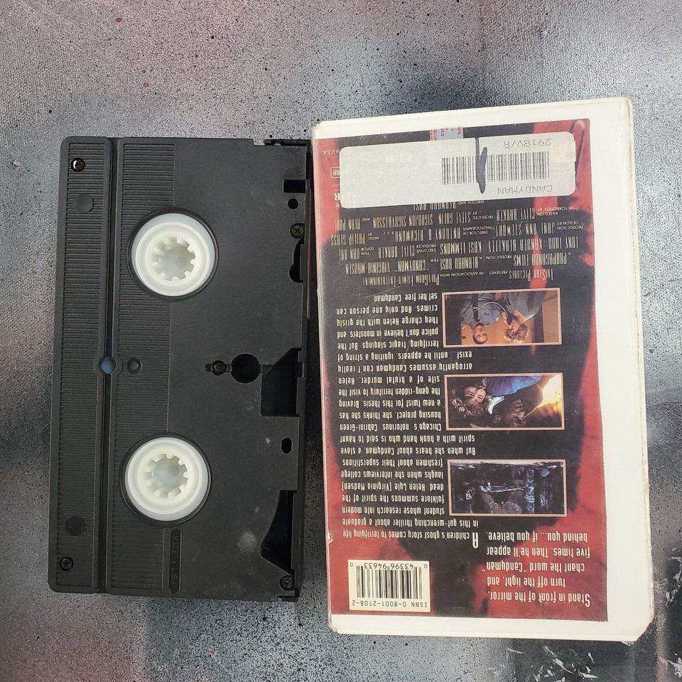 CANDYMAN VHS 1992 Columbia Tristar CLIVE BARKER Virginia Madsen HORROR ...