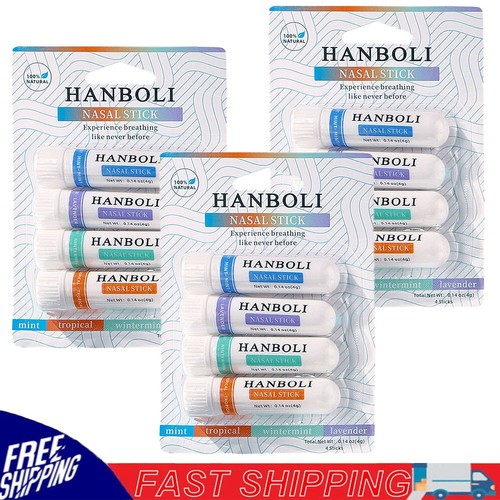 1~3 Pack Nasal Stick | Enhance Breathing + Boost Focus | Breathe Vapor ...