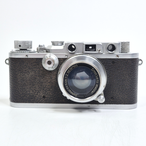 Leica III DRP 1934 Film Camera w/ Ernst-Leitz Wetzlar Summar f 50mm 1:2 ...