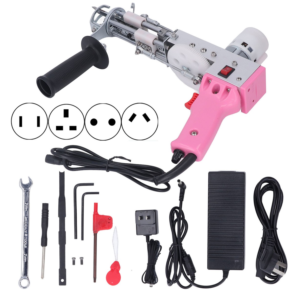 Electric Carpet Tufting Gun Loop Pile Carpet Weaving Tufting Gun 2 IN
