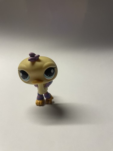 Littlest Pet Shop LPS #516 Yellow Ostrich Purple Wings Blue Eyes | eBay