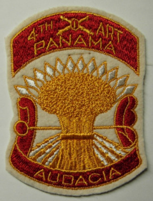 1930s WW2 4th Coast Artillery Panama Wool Pocket Patch US Army XB | eBay