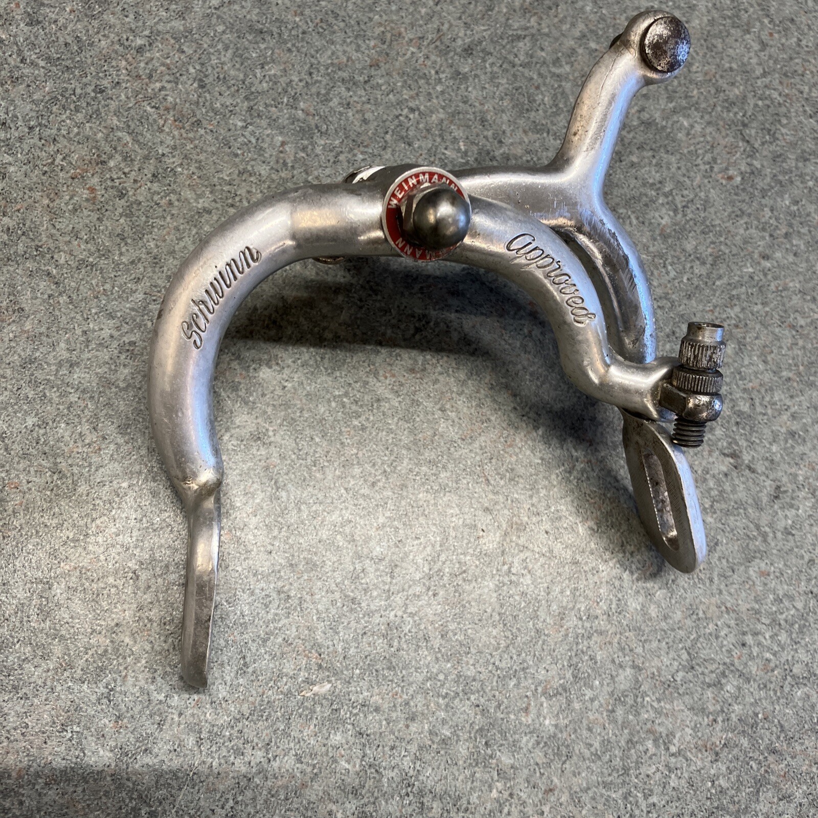 Vintage 1963 Schwinn Approved Rear Brake Caliper Script Weinmann Side ...