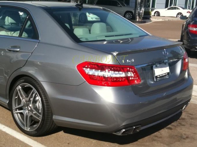 Color 792 Palladium Silver Painted Benz W212 Sedan A Style Trunk ...