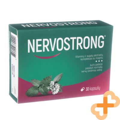NERVOSTRONG Nervous System Activity Normal Brain Function Supplement 30 ...