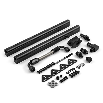 Ford 302 351 5.0L 5.7L Billet Aluminum Fuel Injector Rail Kit (OEM ...