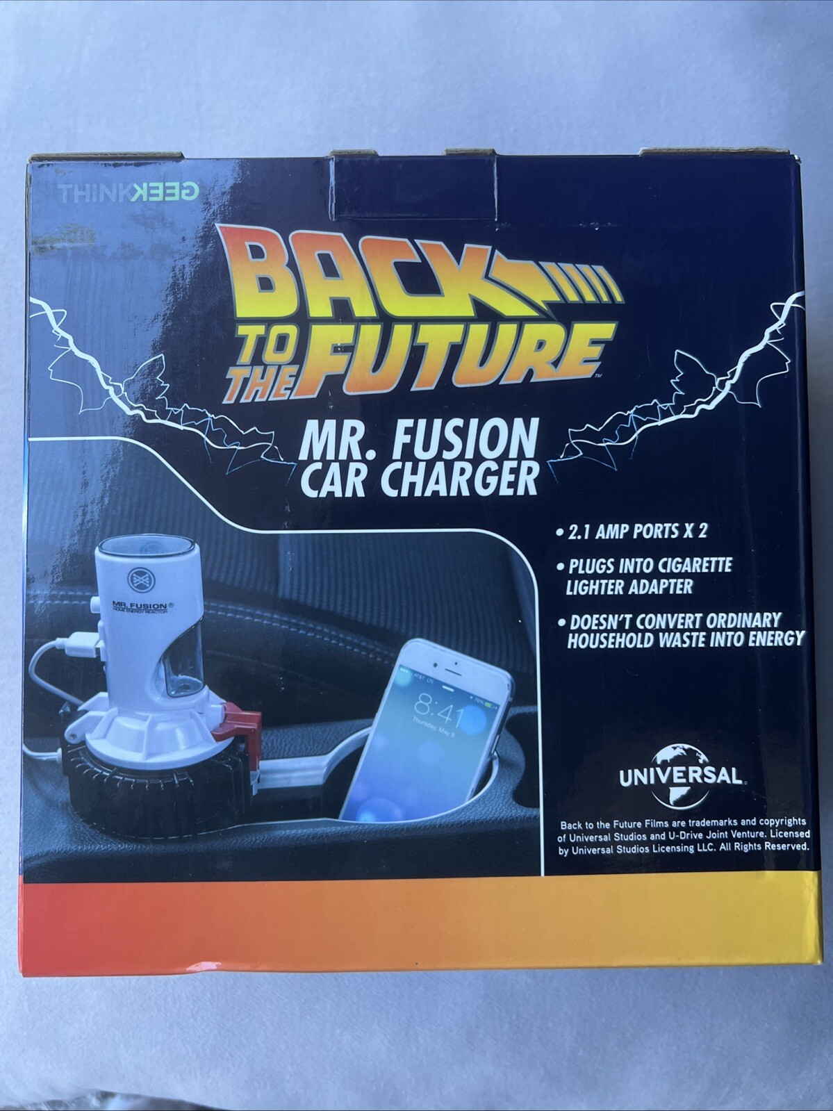 Back to The Future Mr. Fusion Car Charger ThinkGeek for sale online | eBay