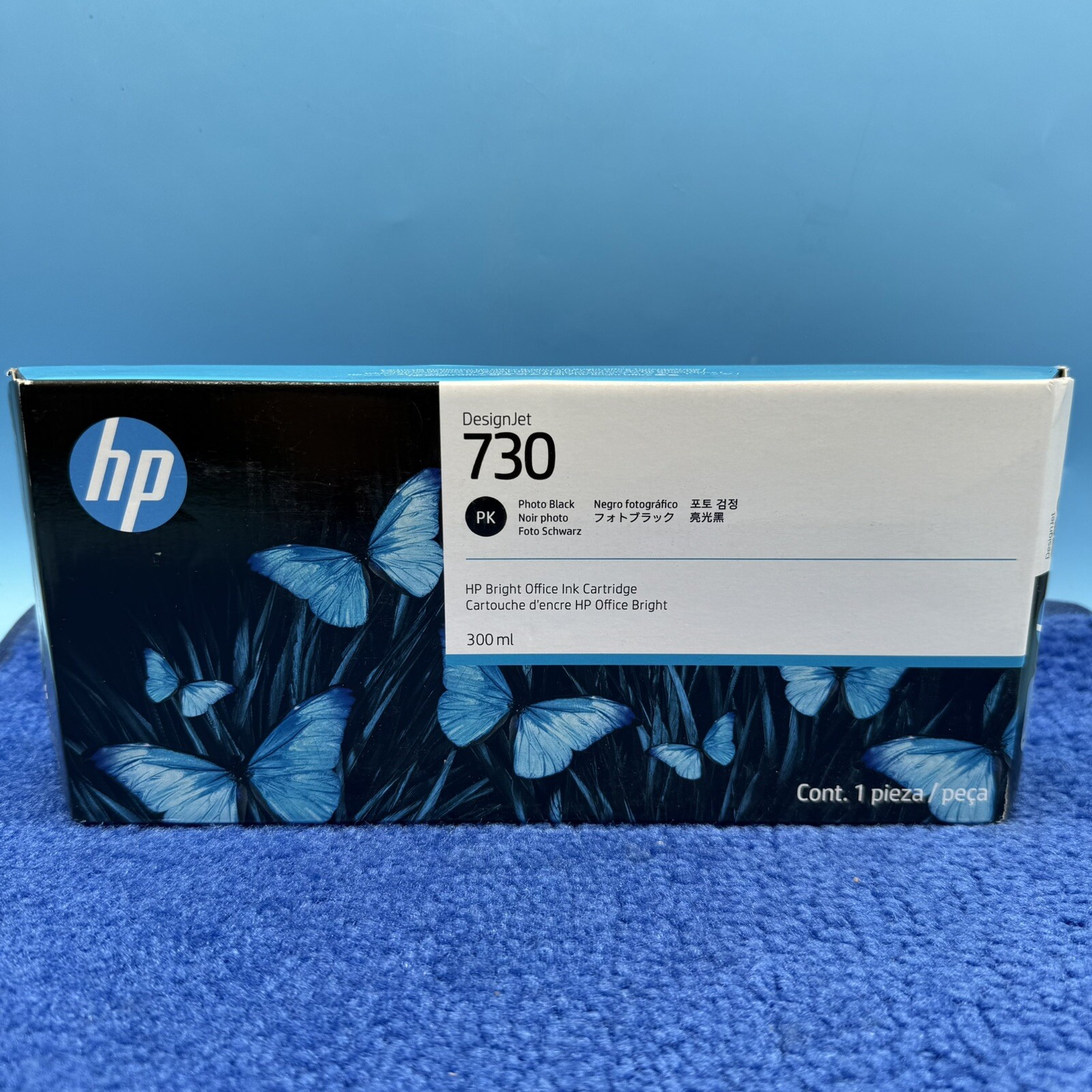 HP 730 Black Ink Cartridge - P2V73A for sale online | eBay