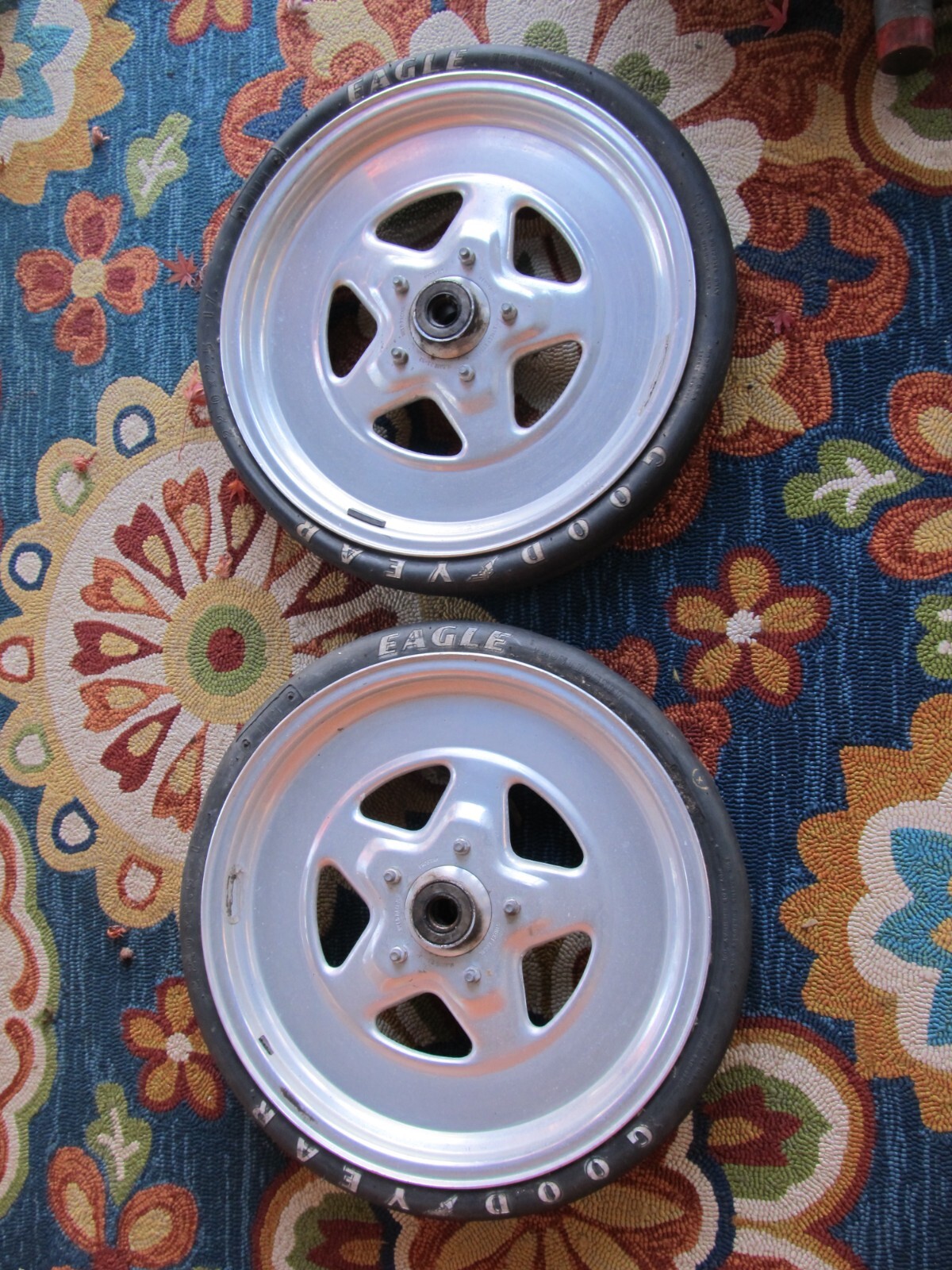 WELD Prostar 17"X2-1/2" Spindle Mount Hot Rod Gasser Dragster Front ...