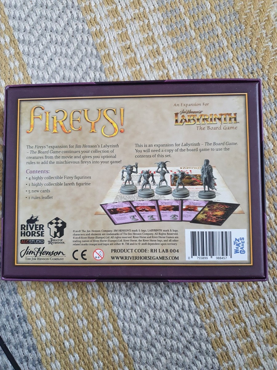 Labyrinth Merch : Fireys Expansion - New Characters & Jareth Miniature ...