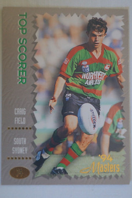 South Sydney NRL Rugby League Dynamic Masters Top Scorer Card Craig ...