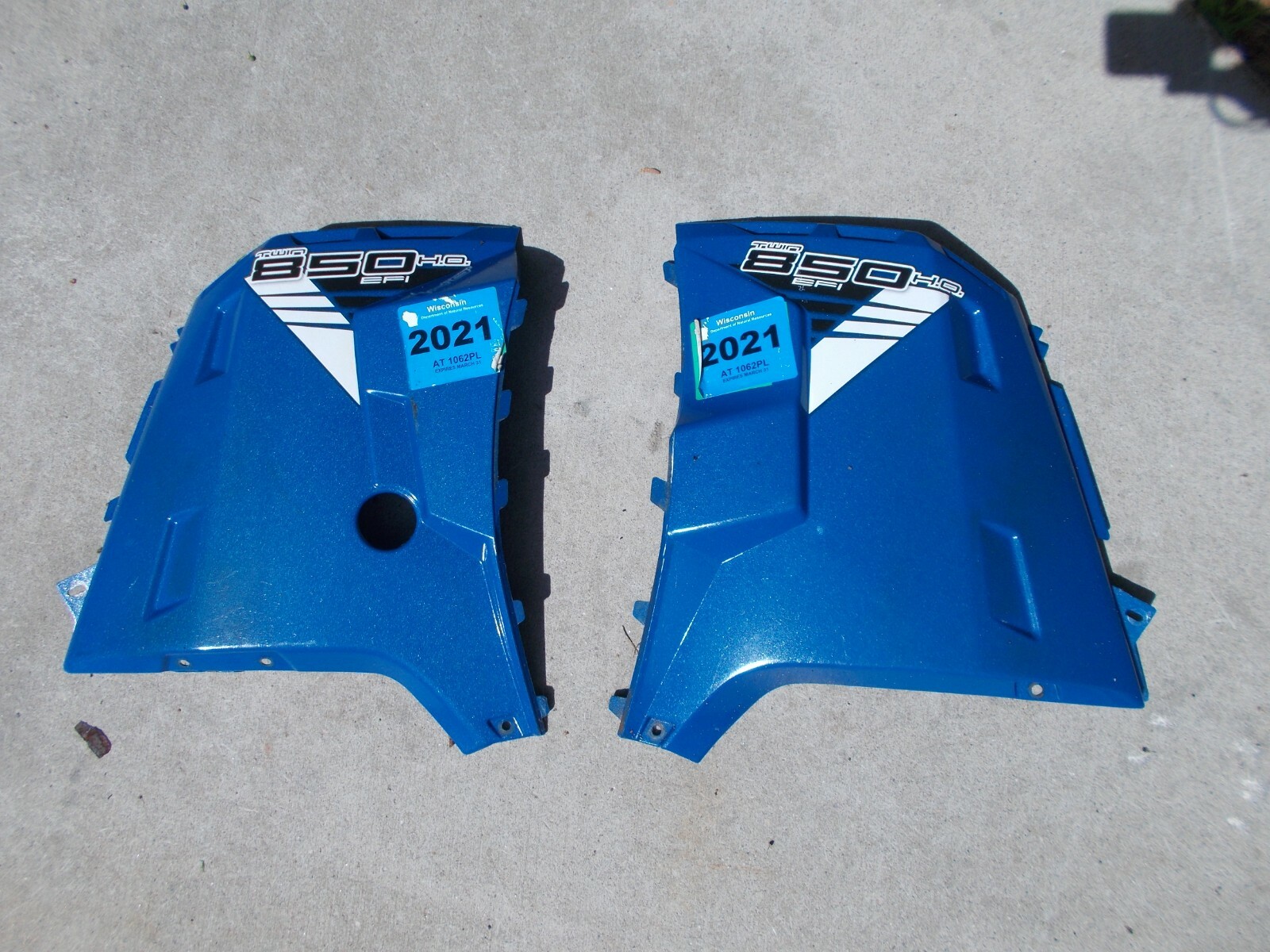 2013 Polaris Sportsman 850 Touring EPS Left Right Engine Side Panels ...