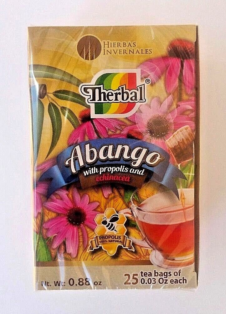 TE DE ABANGO TEA con PROPOLIS ECHINACEA 25 Bags Propoleo Equincea ...