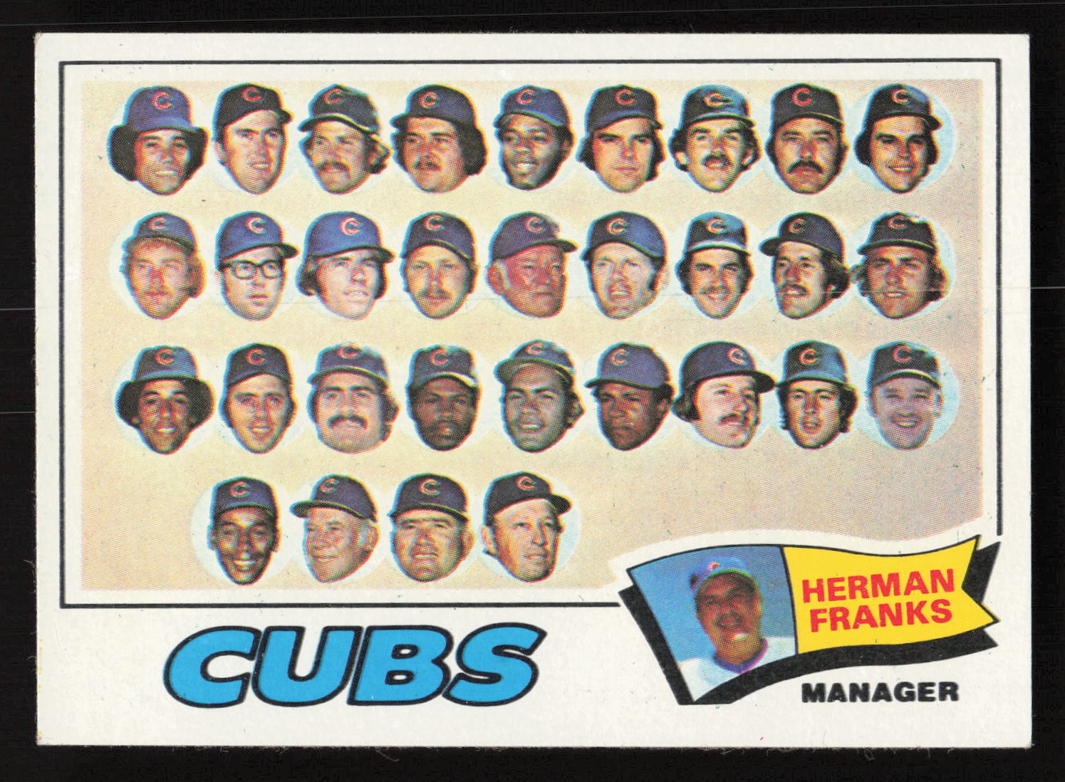 1977 Topps #518 Chicago Cubs / Herman Franks TC Card TCCCX | eBay