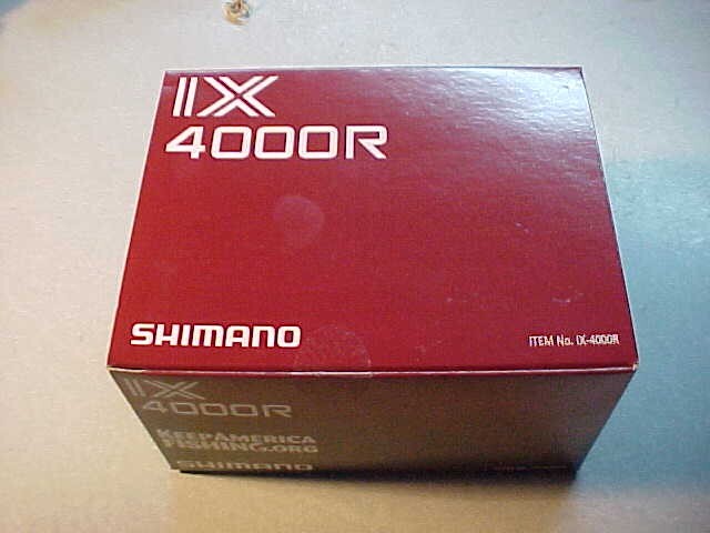 NEW SHIMANO IX R4000 spinning reel 4000 R QUICK FIRE TRIGGER CAST rear ...