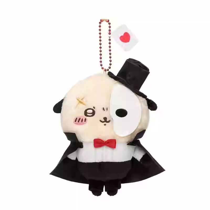 Chiikawa Hachiware Usagi Rakko Plush Doll Keychain Super Magical Mascot ...