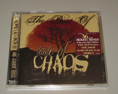 The Best Of Taste Of Chaos (CD, 2006) Underoath Rise Against Thrice ...