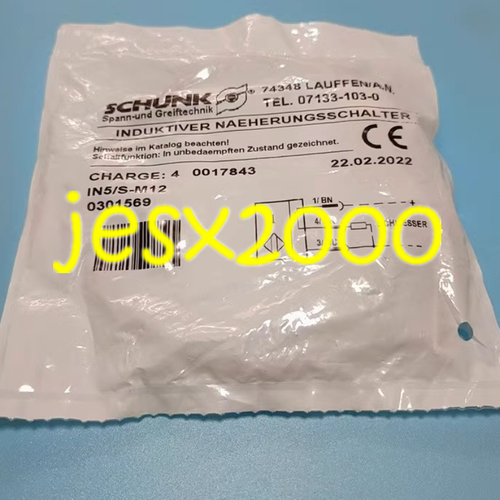 1PC New SCHUNK IN5/S-M12 0301569 sensor | eBay