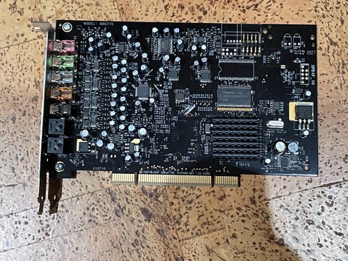 New Innovation SB0770 X-Fi HD Sound Music Video Game Optical Fiber PCI ...