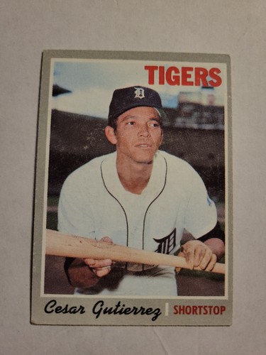 1970 Topps Cesar Gutierrez Detroit Tigers #269 C16 | eBay