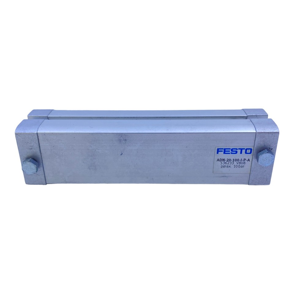 Festo ADN-20-100-I-P-A Compact Cylinder 536233 Double-Acting Pmax. 10 ...
