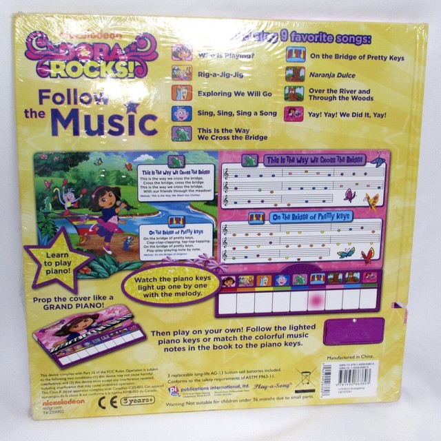 Nickelodeon Dora the Explorer: Follow the Music : Piano Book by ...