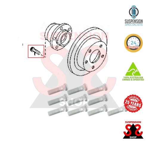 Wheel Stud X10 Suit MAZDA Tribute 2.0 4WD TRIBUTE (EP) | eBay Australia