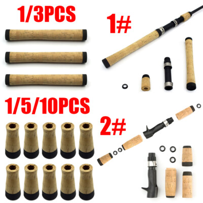 Fishing Rod Handle Composite Cork Casting Grip DIY Building Repair Soft ...