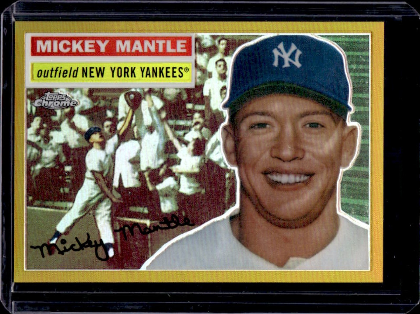2009 Topps Mickey Mantle Gold Refractor #2 Yankees | eBay