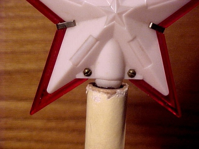 Vintage 1949 Plastic C-7 PARAMOUNT Christmas Tree Top Star-Cat. No. 735 ...
