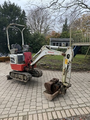 Takeuchi TB210r Micro Digger 2018 Low Hours, PRICE IS + VAT | eBay UK