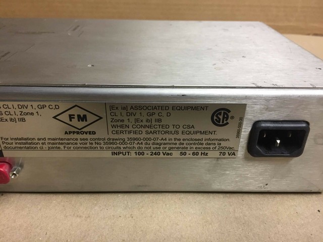 Sartorius AG Gottingen Yco09-z TopMix VGA Ex-link Converter Tmp010 ...