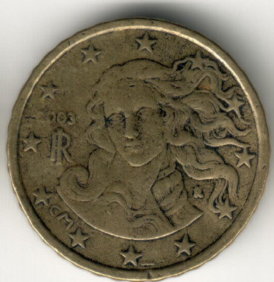 Italy - 2003R - 10 € Cent - 1st map - #10570 | eBay