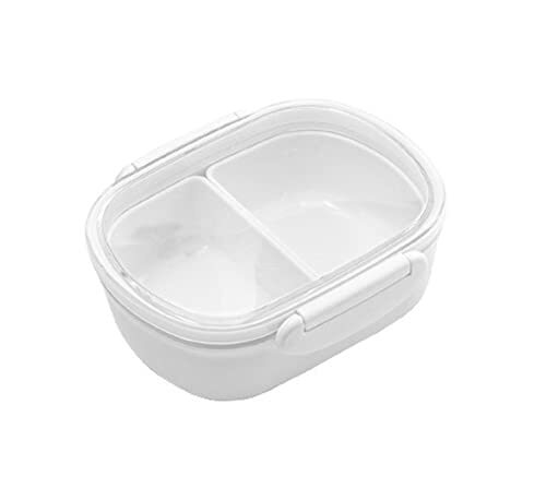 Divided Lunch Box, 2 Compartments Meal Prep Lunch Containers for Kids ...