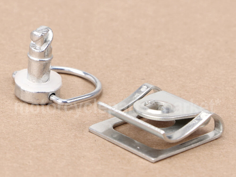 Pair Motorcycle 15mm Quick Release D-RING 1/4 Turn Race Fairing ...