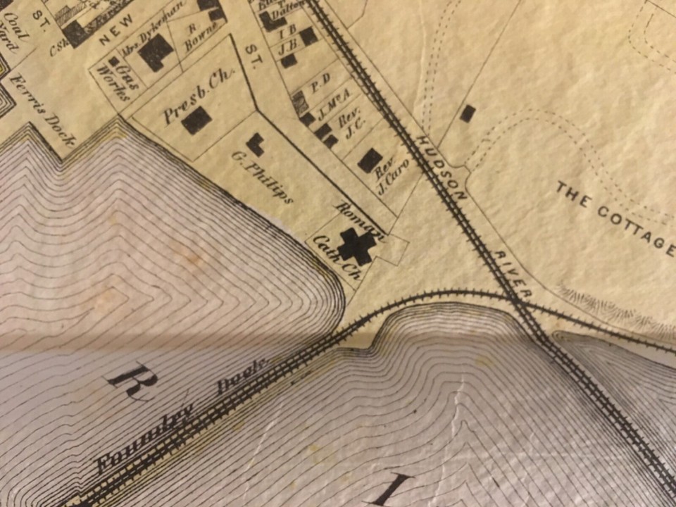 Cold Spring 1867 Steel Engraved Map by F.W. Beers | eBay
