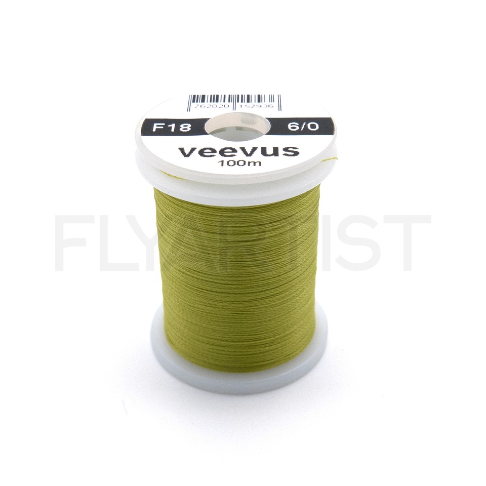 VEEVUS THREAD 6/0 - Fly Tying & Jig Material Spool Strong - 13 Colors ...