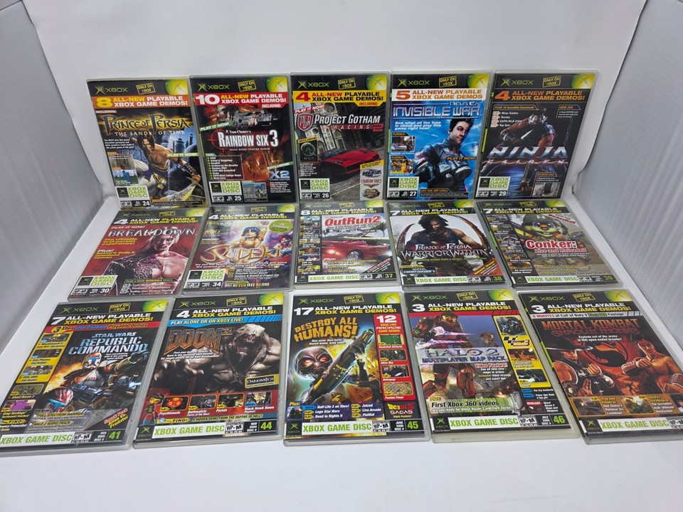 18x Official Xbox Magazine Demo Discs Lot Xbox Original & Xbox 360 | eBay