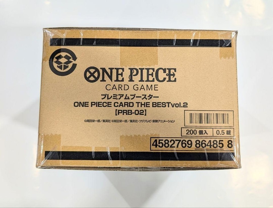 CASE ONE PIECE CARD THE BEST vol.2 PRB-02 JAPAN ver 20 Sealed Box PRB02 ...