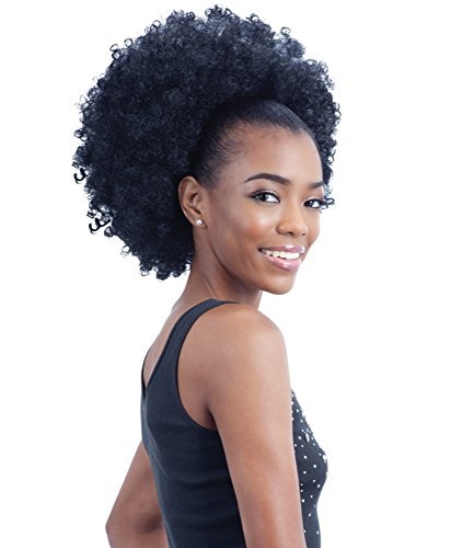 Freetress Equal Drawstring Ponytail - Natural Fro (2 - Drk Brn) By ...