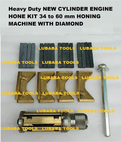 HEAVY DUTY NEW CYLINDER ENGINE HONE KIT 34 to 60 mm HONING MACHINE WITH ...